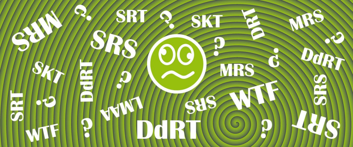 Freeworker-Blog » SRT, DdRT, SRS, MRS: Ja, was denn nun?!